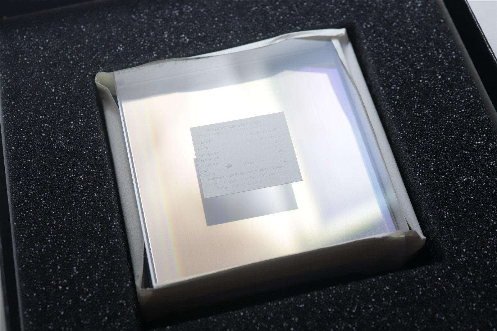 Richardson Gratings Plane Ruled Reflection Grating 1200 Grooves 53033B – part2Go