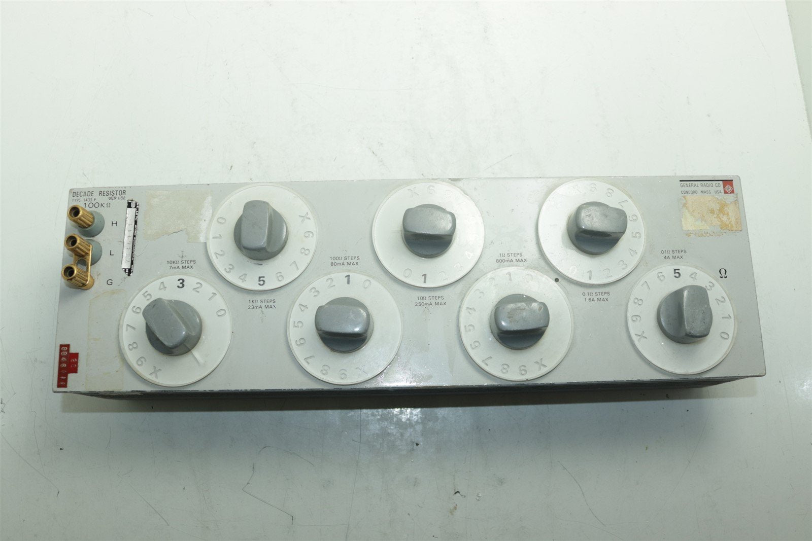 General Radio 7-Dial Decade Resistor 1433-F – part2Go