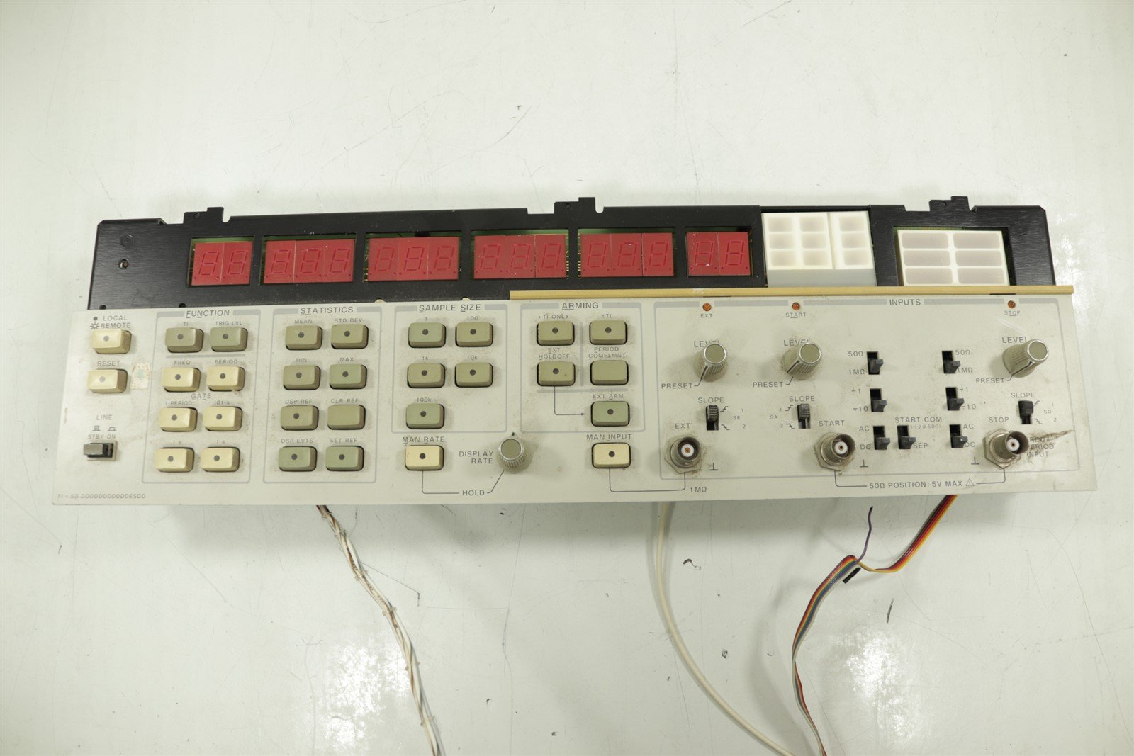 HP / Agilent 5370B Universal Time Interval Counter Front Panel Assy ...