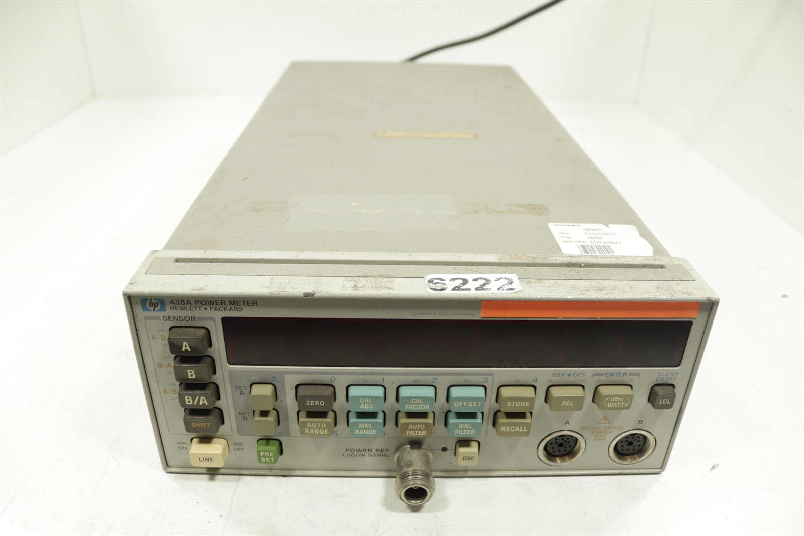 HP Agilent 438A Power Meter Dual Channel 100KHz-50GHz Tested Calibrate ...