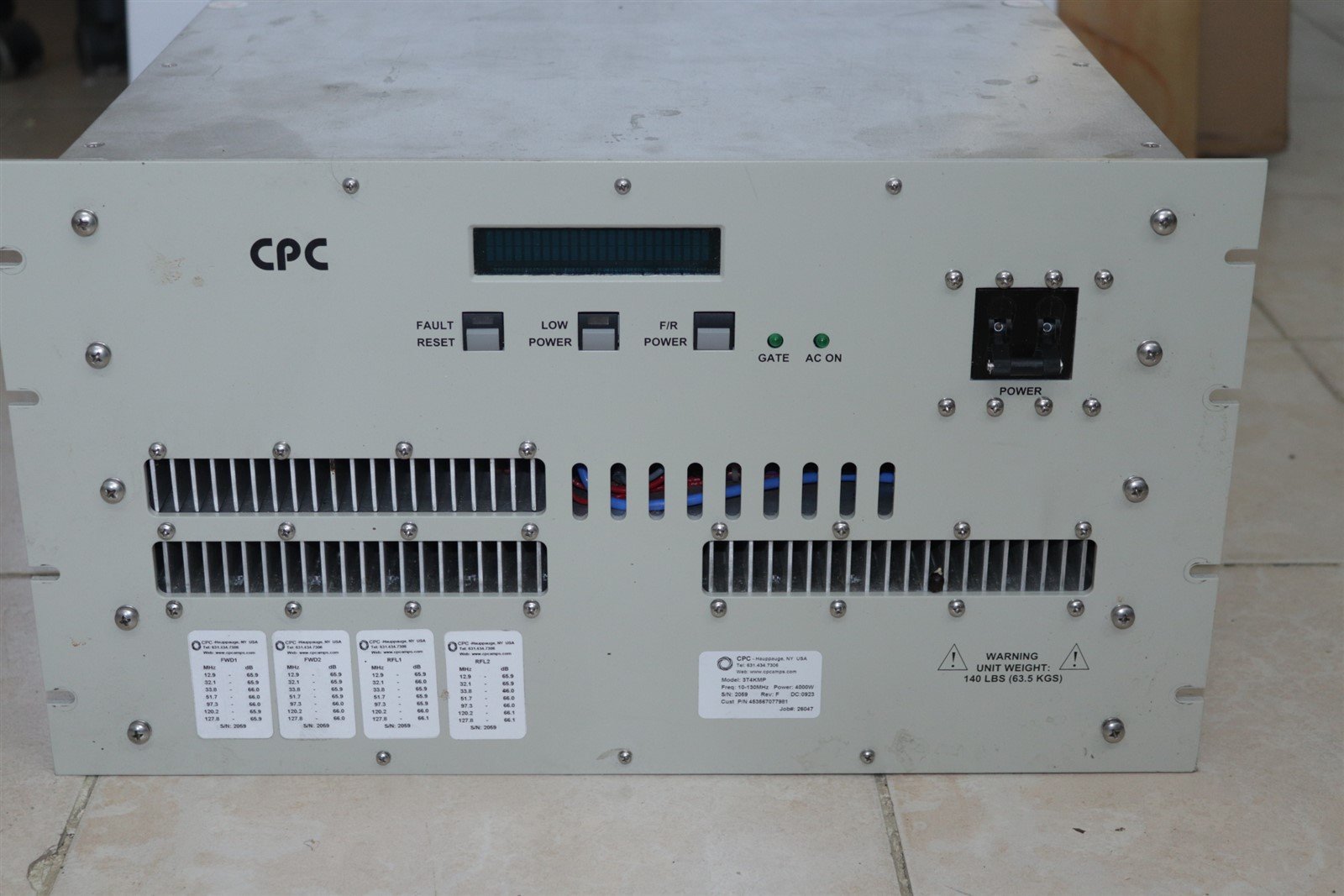 CPC 3T4KMP Power Amplifier For Philips Achieva 3T MRI Scanner Part 453 ...