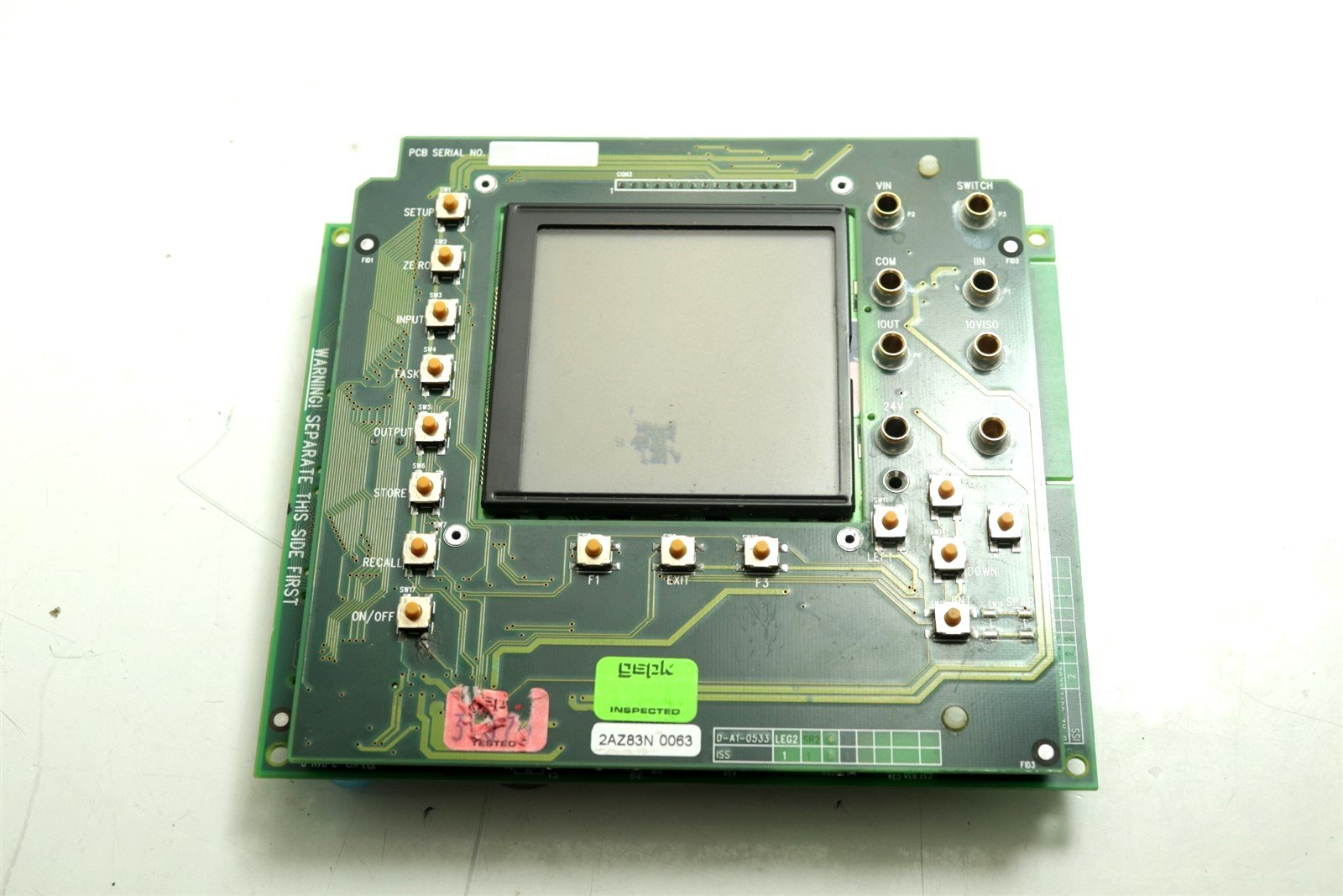 Druck DPI 610 Pressure Calibrator Front Panel Board Assy 2AZ83N 006 ...