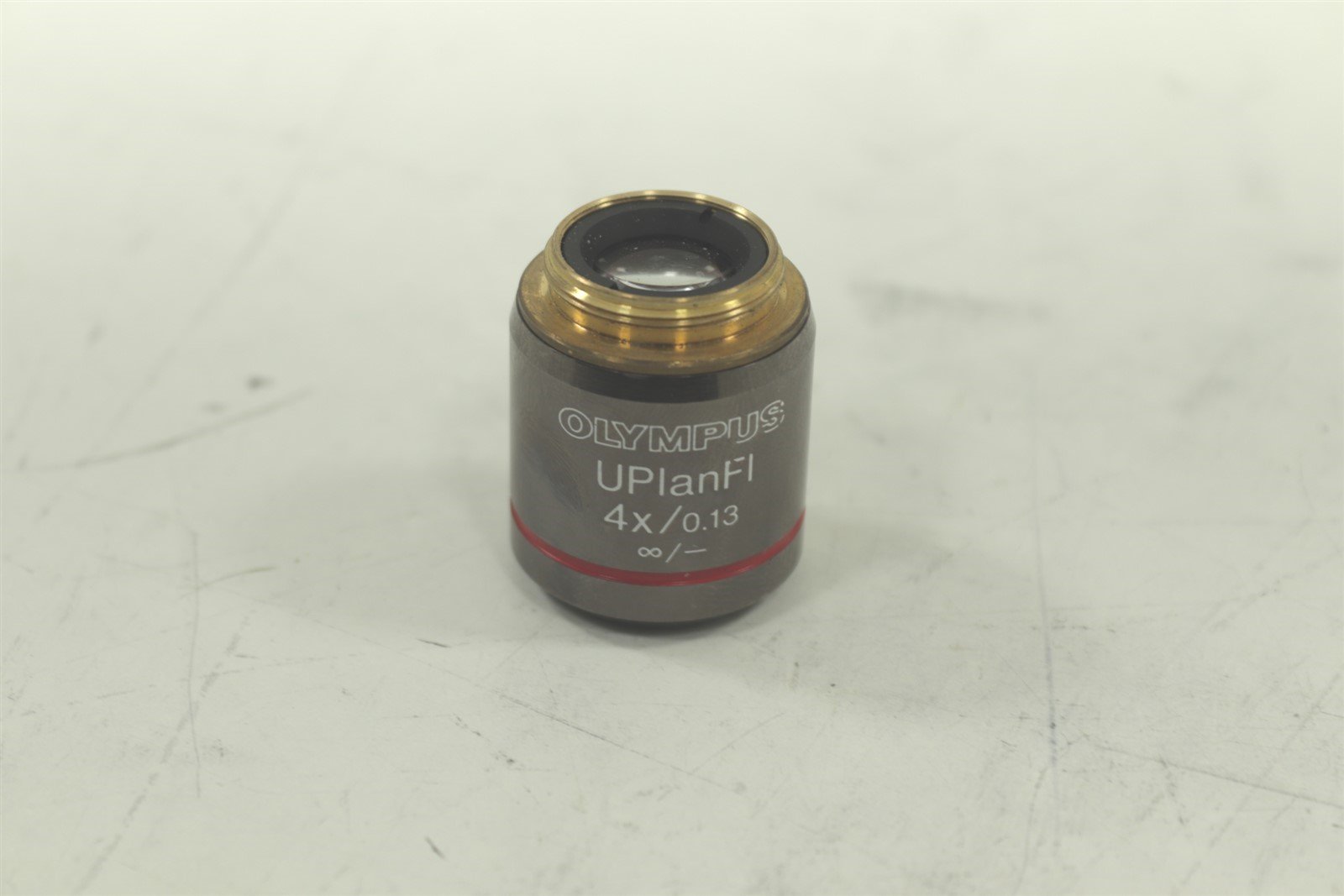 Olympus LUCPlanFl 4X/0.13 ∞/- Microscope Objective Lens – part2Go