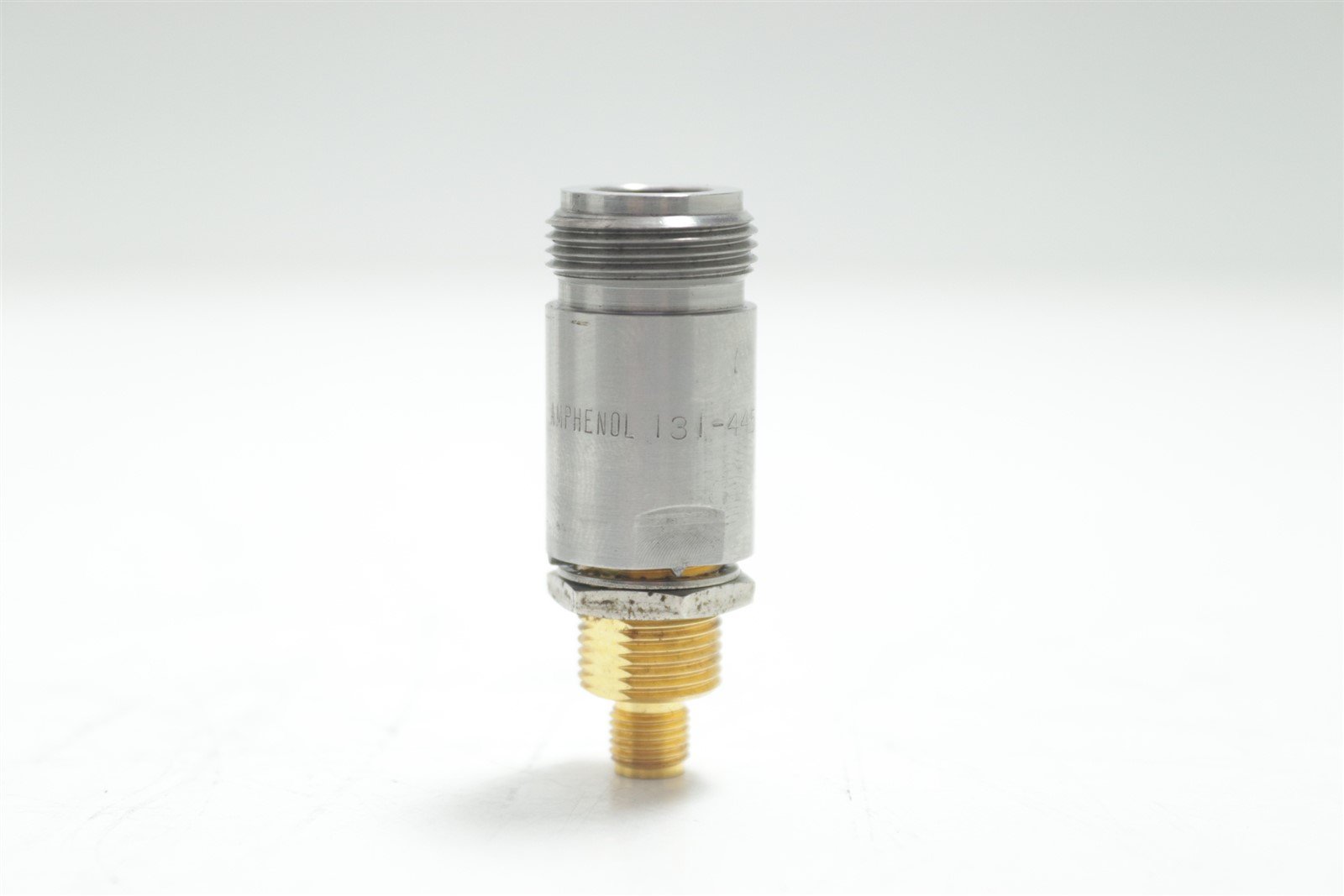 X2 HP Agilent Keysight Amphenol 131-445 SMA to N-Type connector Adapte ...