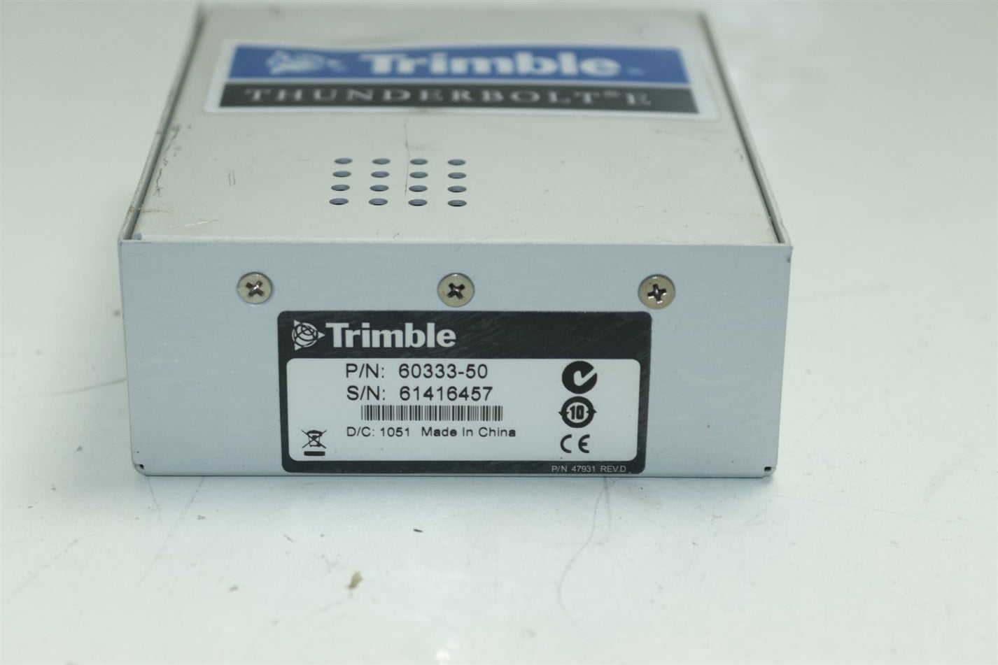 TRIMBLE Thunderbolt E GPS Disciplined Clock 10MHZ 60333-50 – part2Go