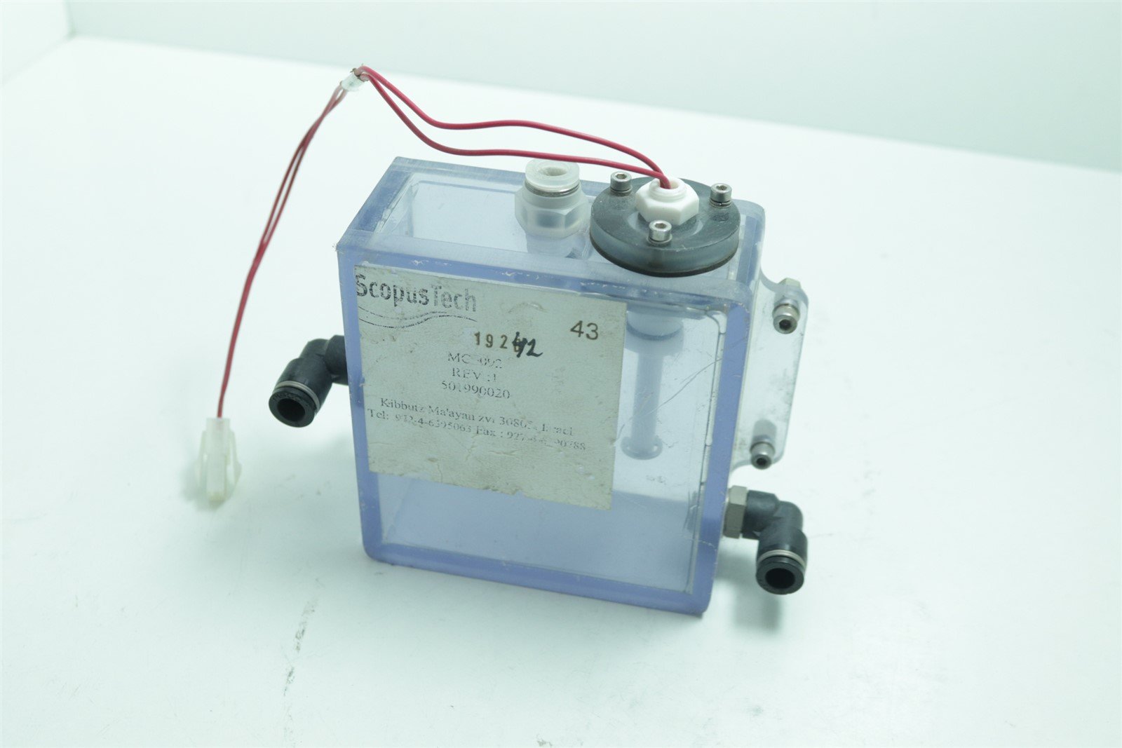 Syneron Candela UltraShape ScopusTech 1531503 Water Tank Water Level S ...