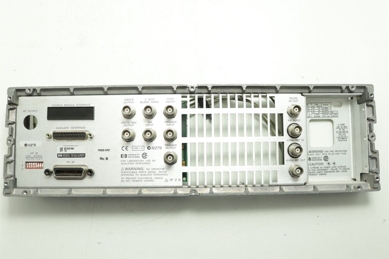 Agilent HP Back Panel For 83752A – part2Go