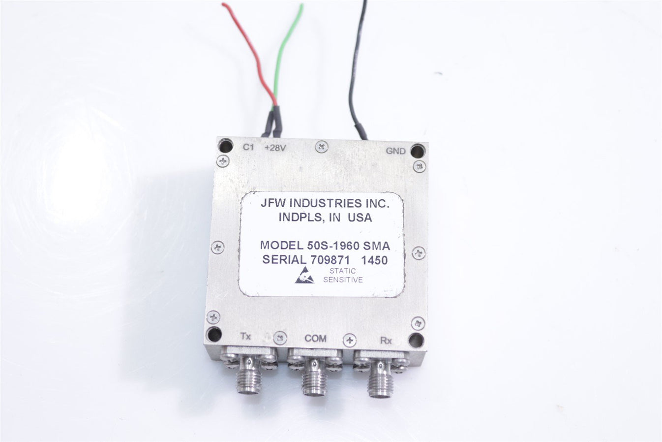 JFW 50S-1960 SMA RF Transmission Switch 28V – part2Go