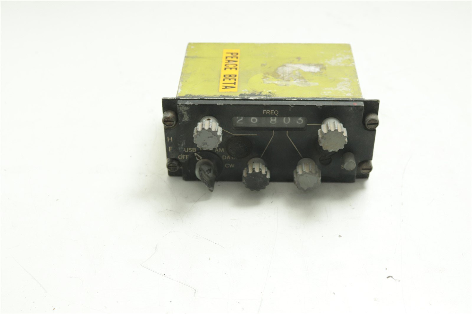 Aircraft Collins Radio Company HF Freq 714E-3D Radio Control Panel ...